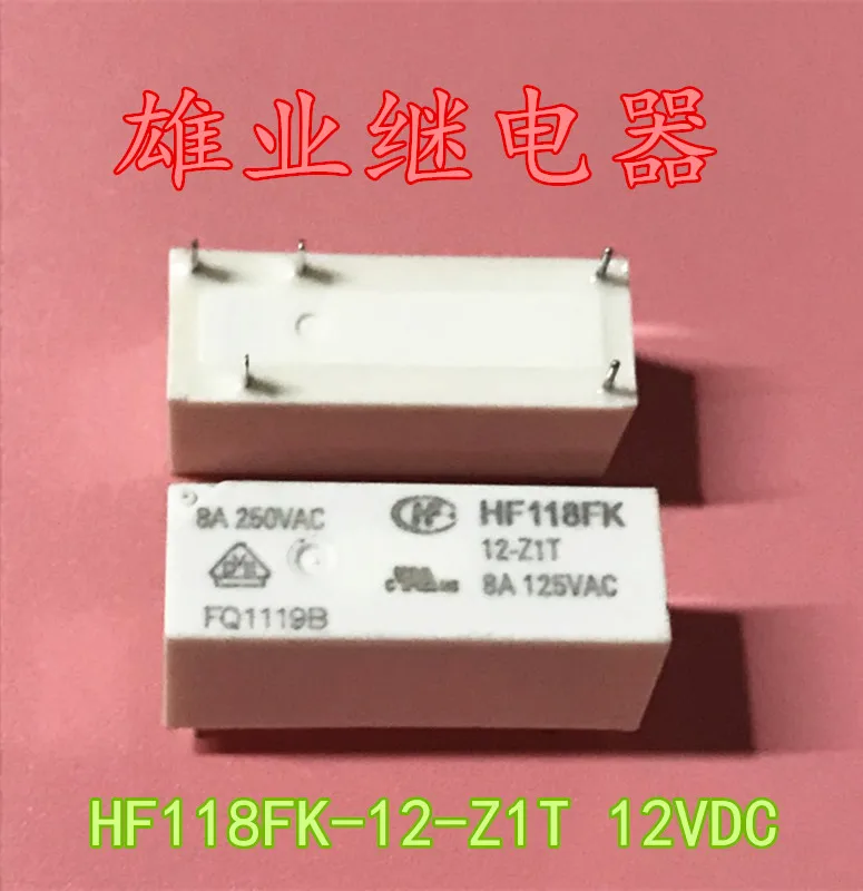 HF118FK 12 Z1T 12VDC 8A HF118F 012 1Z1G 1ZS1|Relés| - AliExpress