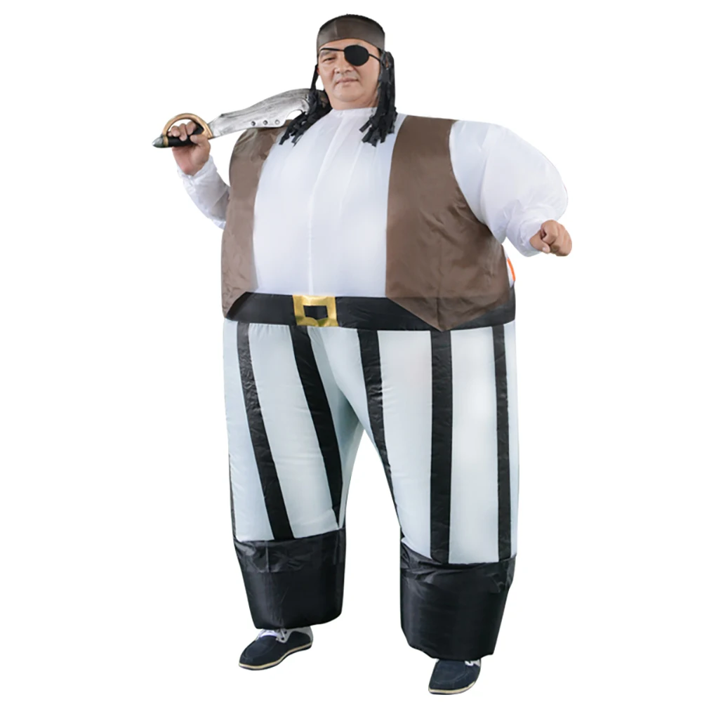 Aliexpress.com : Buy Inflatable Pirate Captain Fancy Dress Costume Fat ...