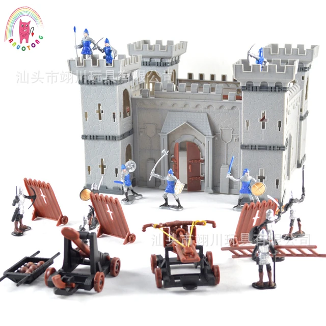Medieval Catapult And Castle