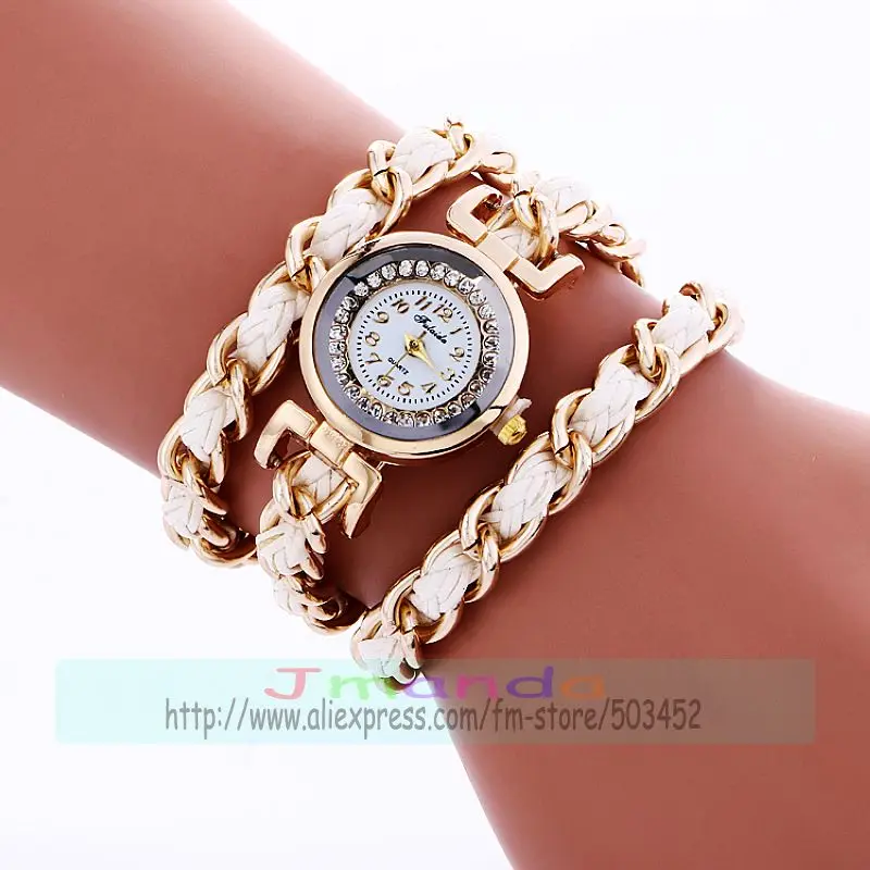 Fulaida reloj envolvente para mujer, pulsera elegante con carcasa ...