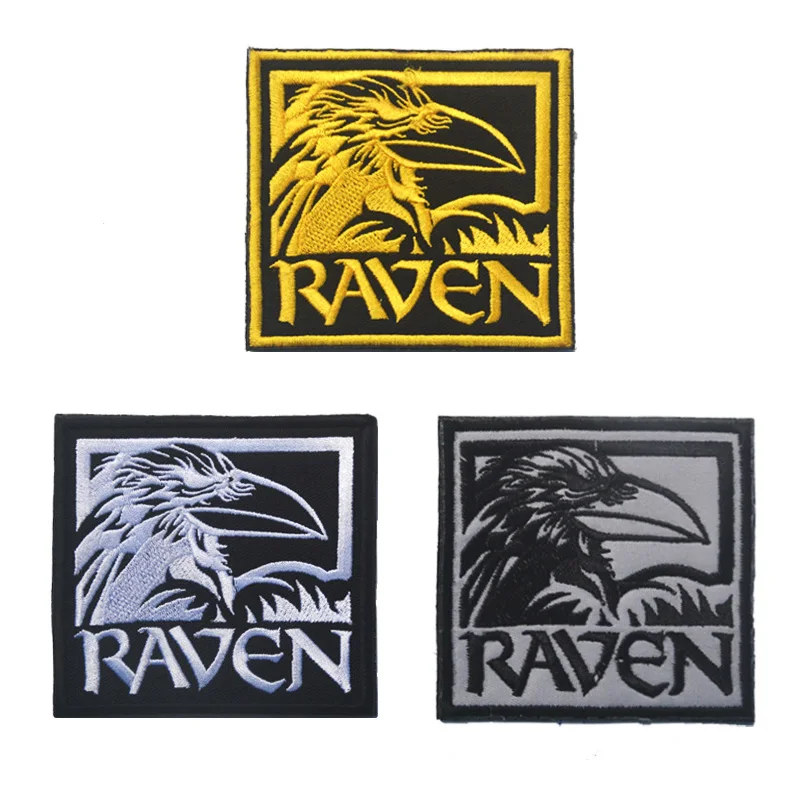 Raven Tactical Patch Raven Military Morale Combat Head Shoulder Chest ...