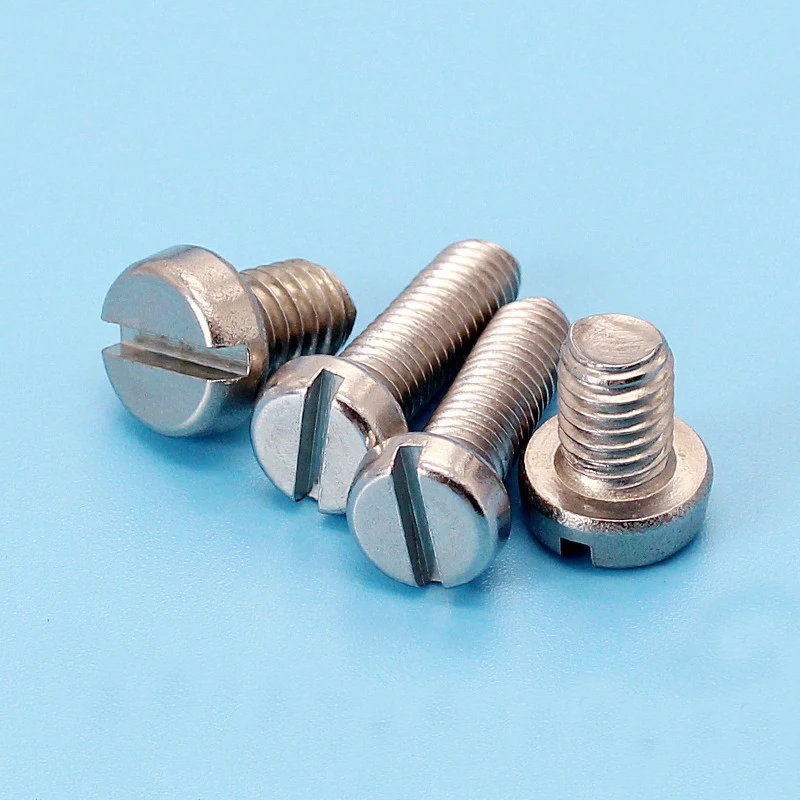 304 M8 M10 Slotted Cylindrical Head Screws Cup Head Cross Slot ...