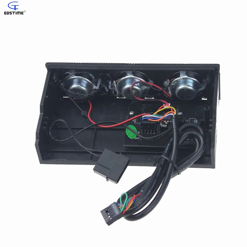 Gdstime 5.25" Stereo Surround Speaker PC Front Panel Computer Case ...