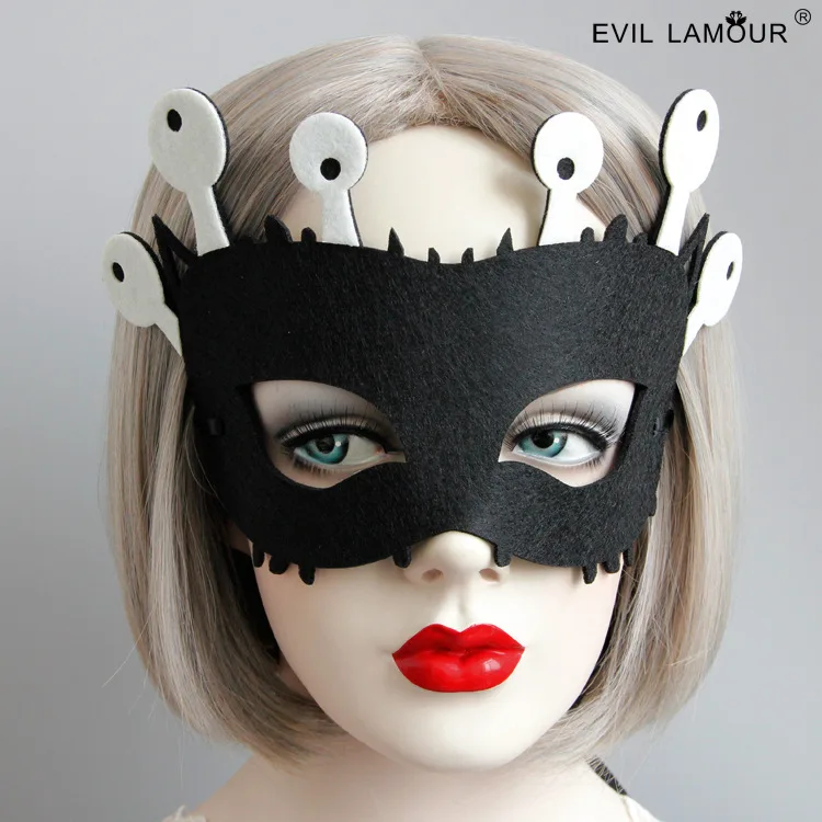 Luxury Venetian Mask Fox Half Face Mask Halloween Host Banquet Filigree ...