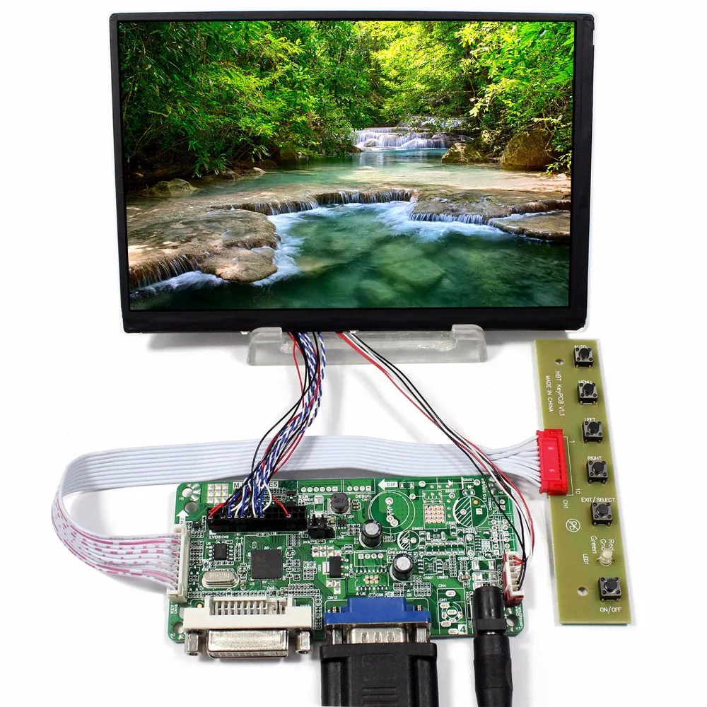 Dvi Vga Lcd Controller Board With 7inch N070icg-ld1 1280x800 Ips Lcd ...