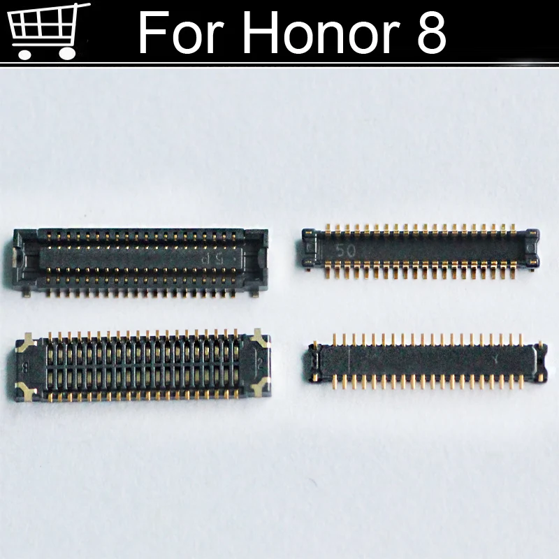 2pcs FPC connector For Huawei Honor 8 LCD display screen on Flex cable ...