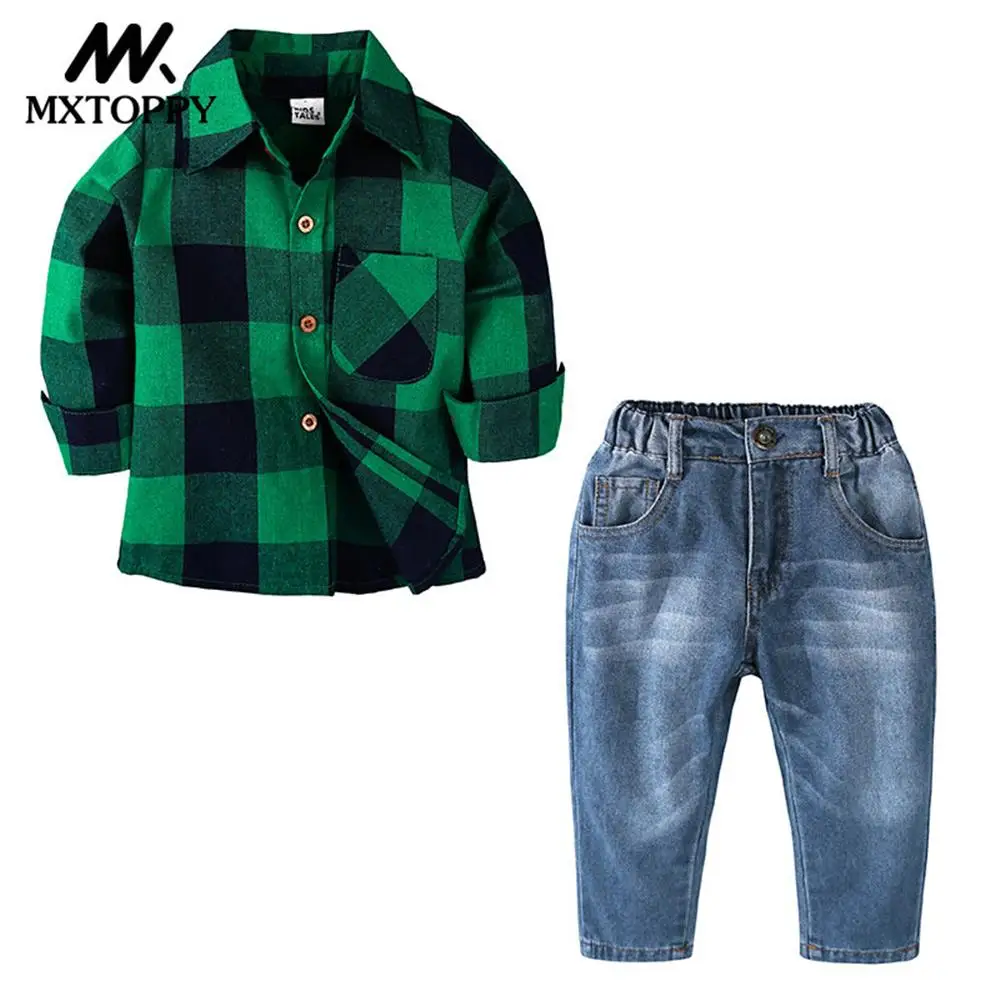 MXTOPPY Boy Clothes 2018 New Autumn Long Sleeve Boys Clothes Set ...