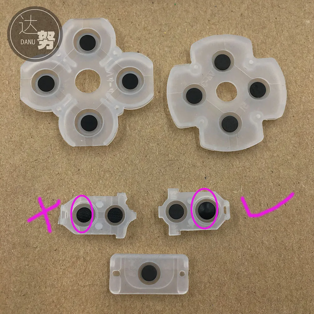 Almohadillas de goma de silicona conductoras para mando de Sony ...