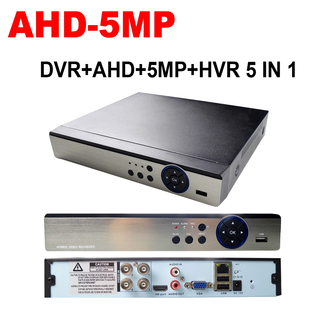 4CH-HVR-5in1-Hybrid-AHD-DVR-NVR-SVI-TVI-CVI-Digital-Video-Recorder-5MP ...