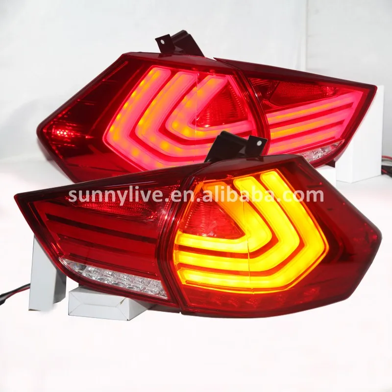 LED strip Tail lights for Nissan X Trail 2014 2015 Year LED Rear Light ...
