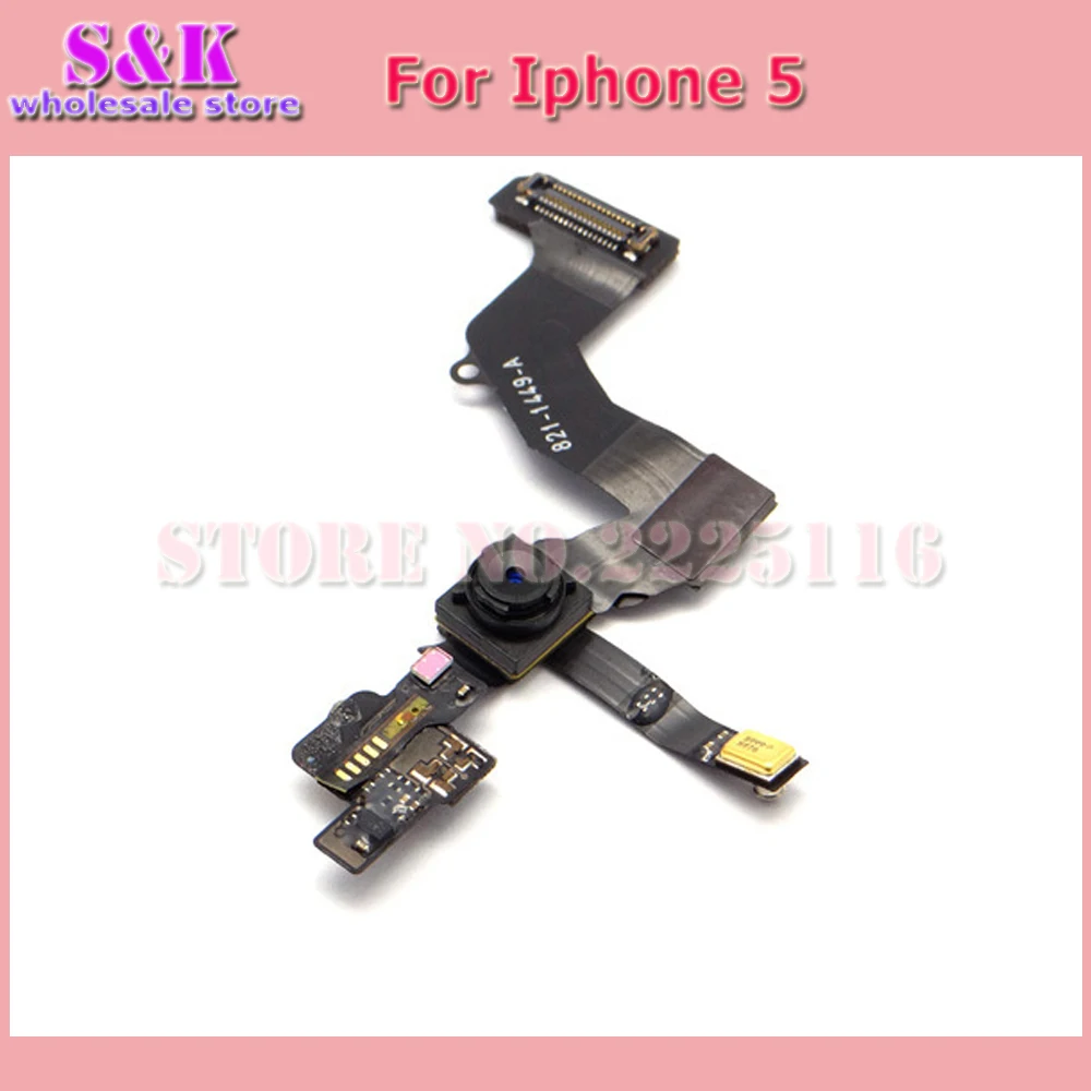 (100 pcs/lot) Small Front Facing Camera Flex Cable with Light Proximity ...