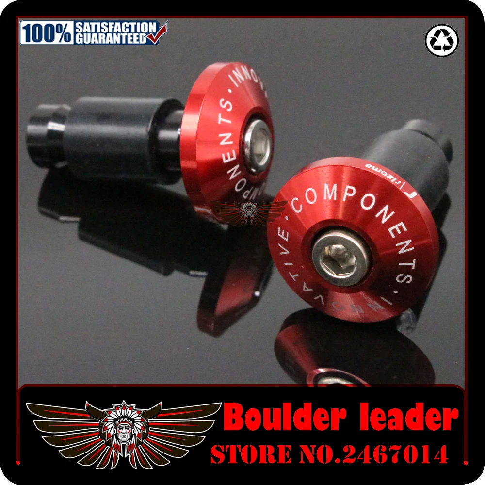 Motorcycle Universal 7 8 22mm Cnc Handlebar Grips Ends Bar Ends