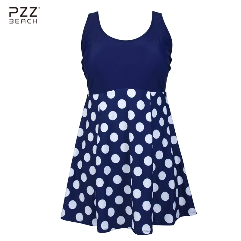 Sexy Women Brazilian One Piece Swimsuit Plus Size Swimwear Polka Dot ...