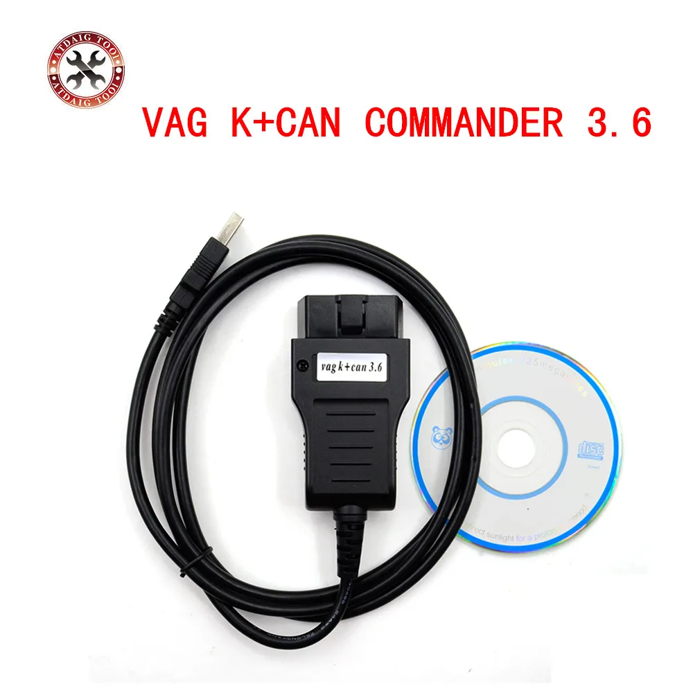 VAG 3.6 Diagnostic Tool VAG K+CAN COMMANDER 3.6 OBDII OBD2 Diagnostic ...