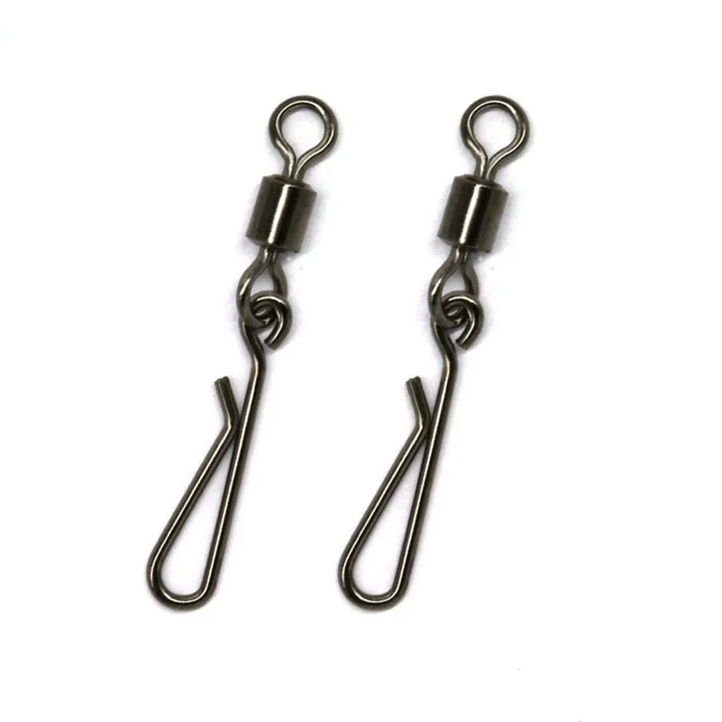 50-teile-los-2-Zu-12-Rolling-Swivel-Mit-H-ngen-Snap-Angeln-Tackle ...