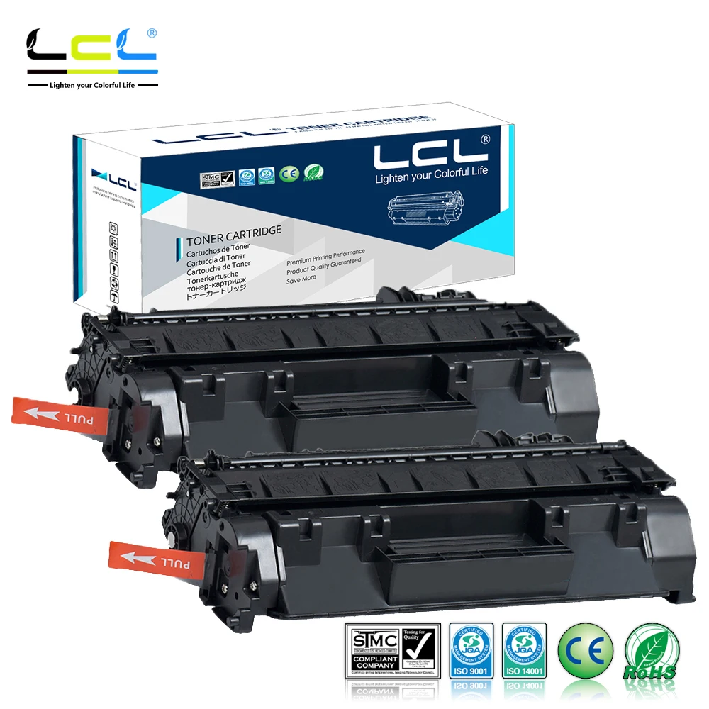 LCL 80A CF280A CF280 280A (2 Pack Black) Toner Cartridge Compatible for ...
