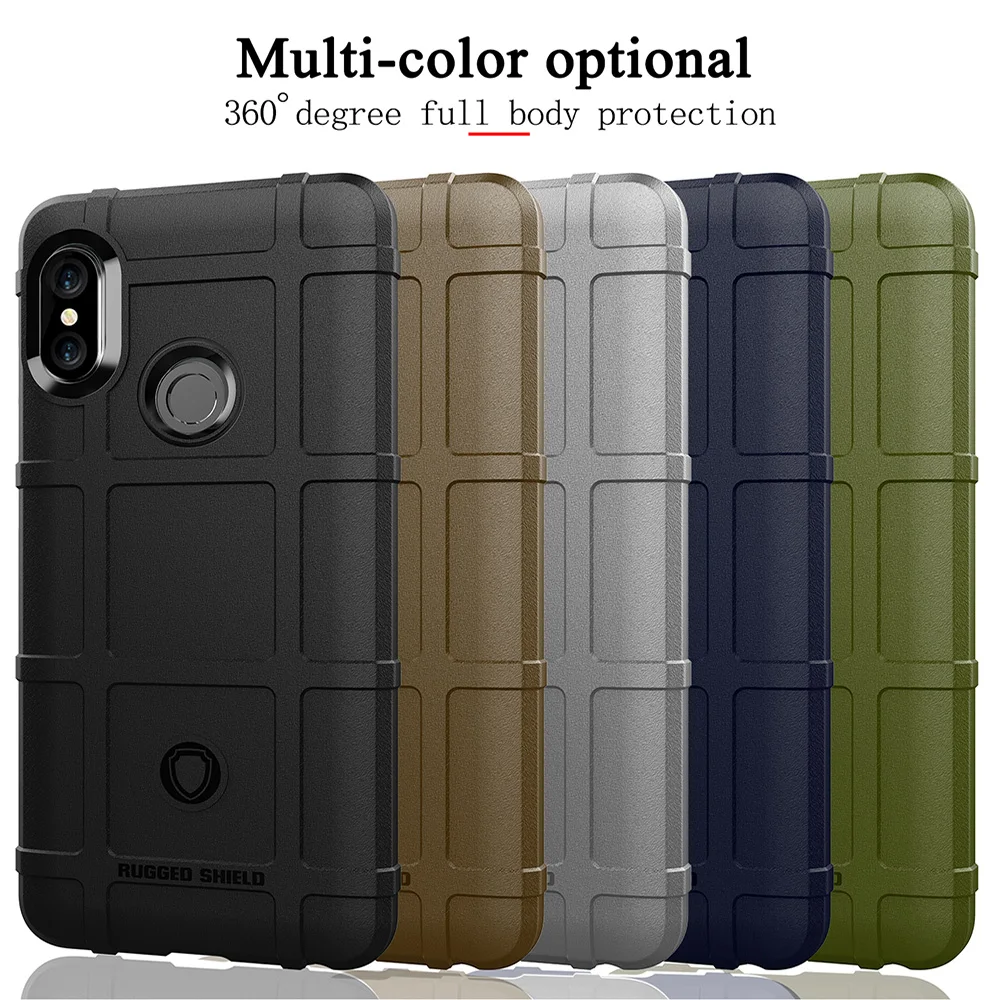 Rugged Armor Bumper Shockproof Back Cover Case for Xiaomi Redmi Note 5 ...