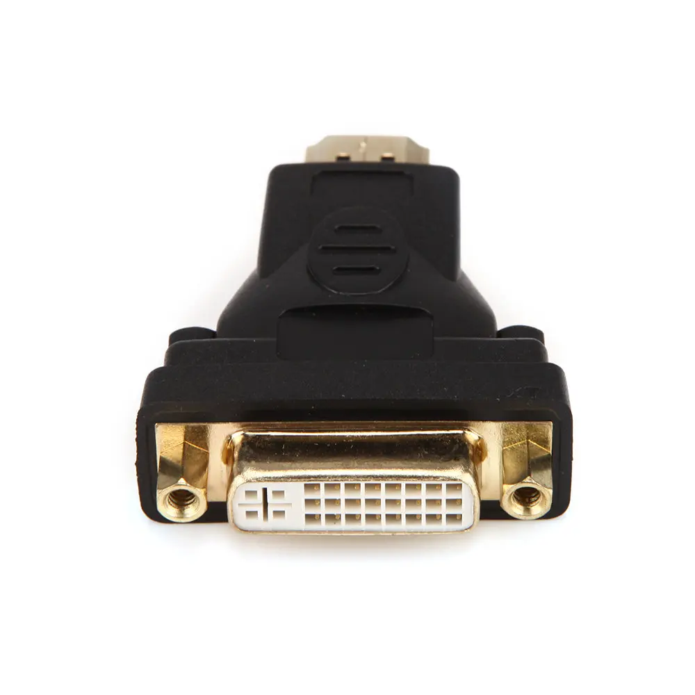 Dual Channel Dvi 24+5 Female To Female Adapter Pc Tv Monitor Connector ...