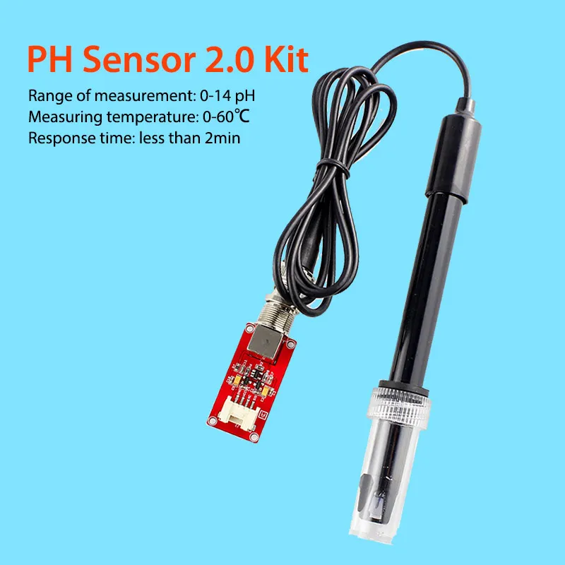 Elecrow-Kit de Sensor de PH para monitoreo ambiental, accesorio ...