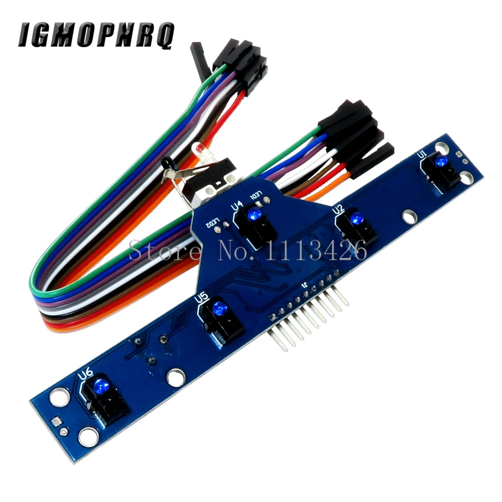 5 kanal IR Infrarot Detektor Tracking Linie Hindernis Vermeidung Sensor ...
