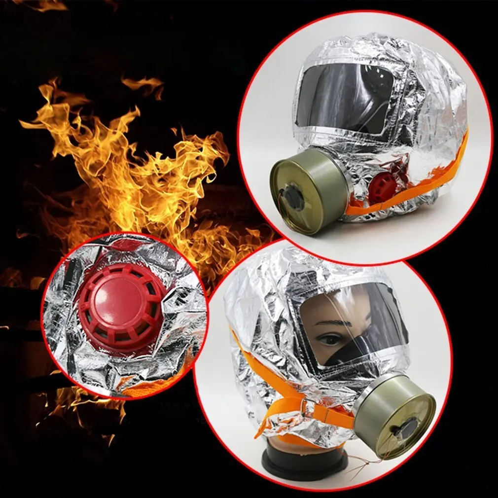 Fire escape mask Emergency Hood Oxygen gas masks Respirators 30 Minutes ...