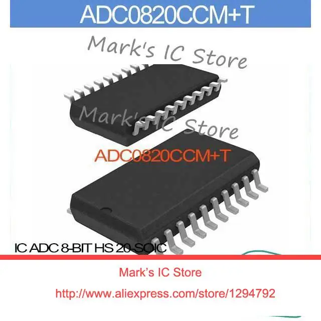 Adc0820ccm + T IC ADC 8 BIT HS 20 SOIC ADC0820CCM 0820 ADC0820 ADC0820C ADC0820CC 0820C|ic ...