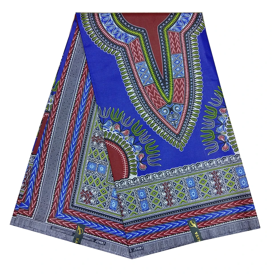 LBLDK 18 African Java/ Dashiki Wax Print Fabric For Dressmaking/Ankara ...