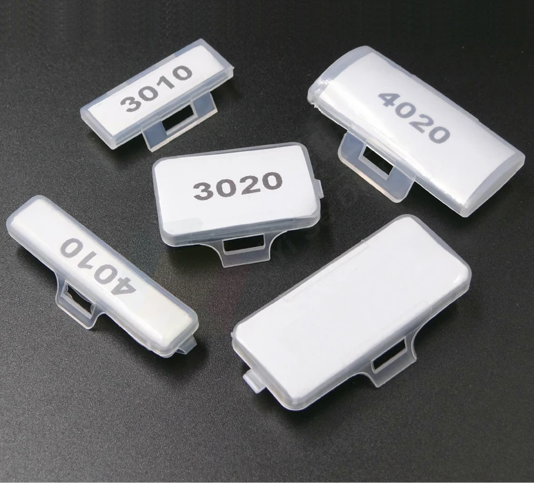 100pcs 3010 30x10mm 30*10 Transparent Clear Waterproof Wire Sign Cable ...