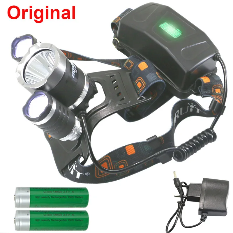 Original Boruit RJ5000 Head Light Lamp CREE U2 18650 Headlight ...