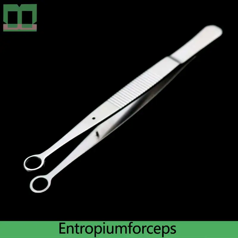Pinzas de doble Ojo de acero inoxidable de 10,5 cm, instrumentos y ...