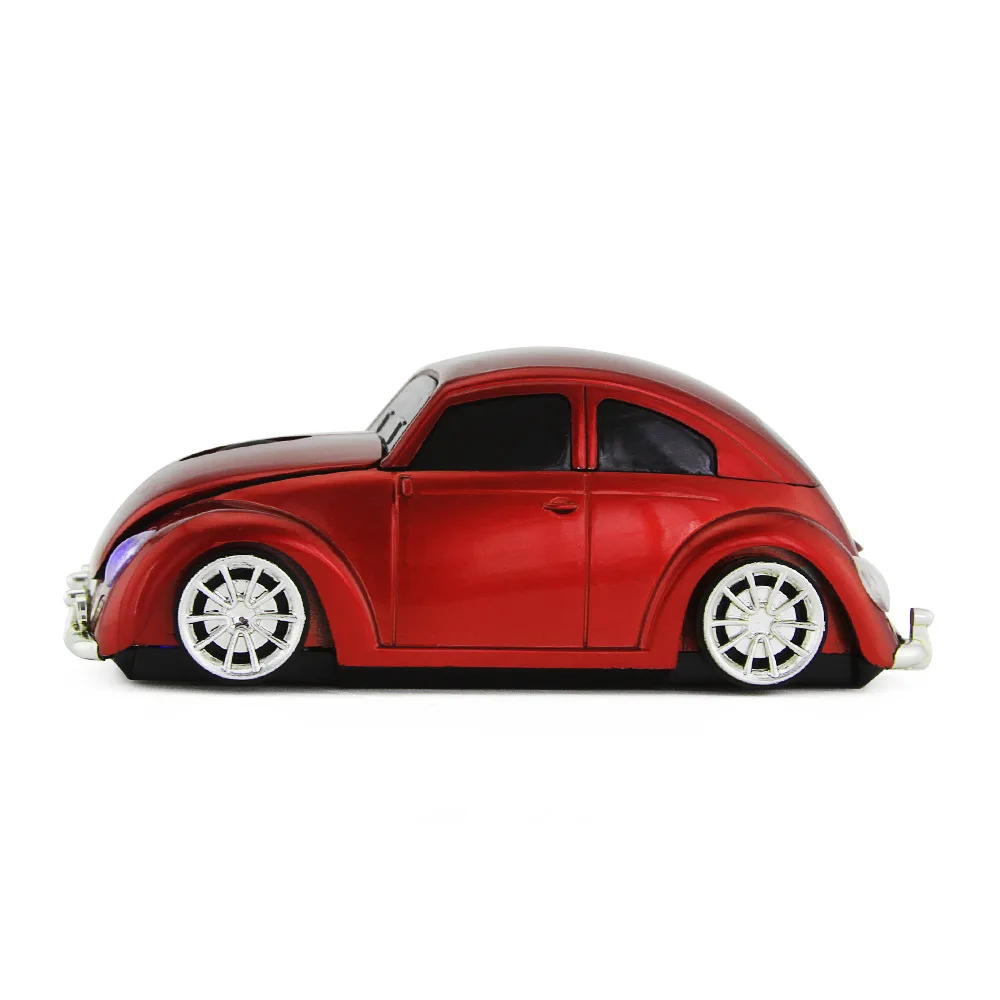 Wireless Computer Mouse Gamer Cool Beetle Car Shape Mice 1600DPI ...