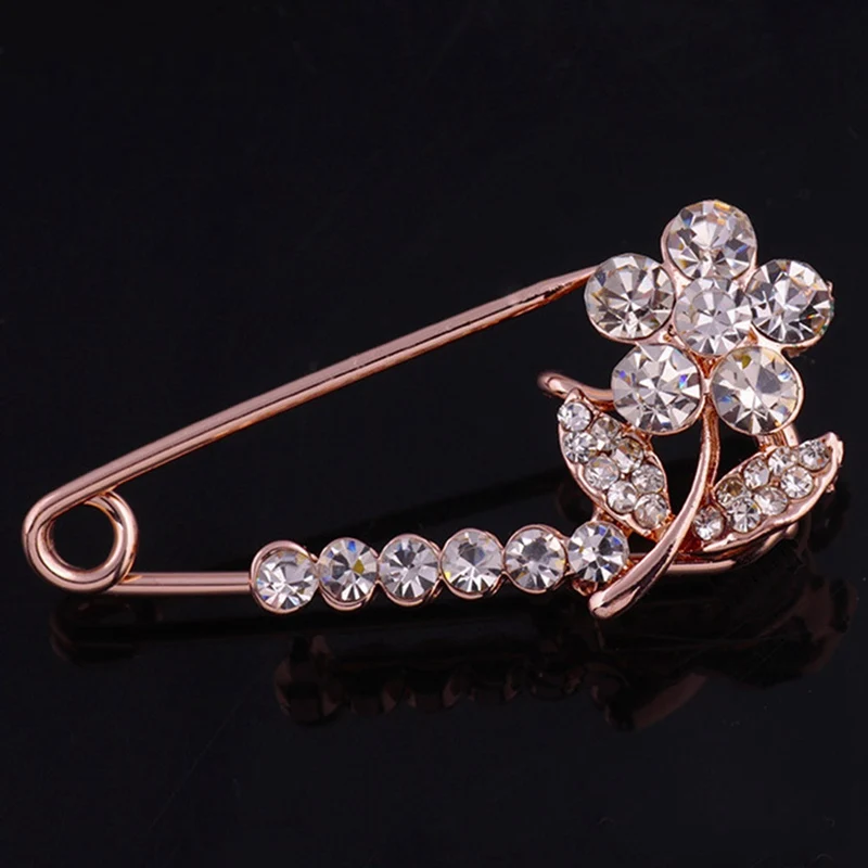 Large Brooch Vintage Brooch Female Fashion Broche Hijab Pins And ...