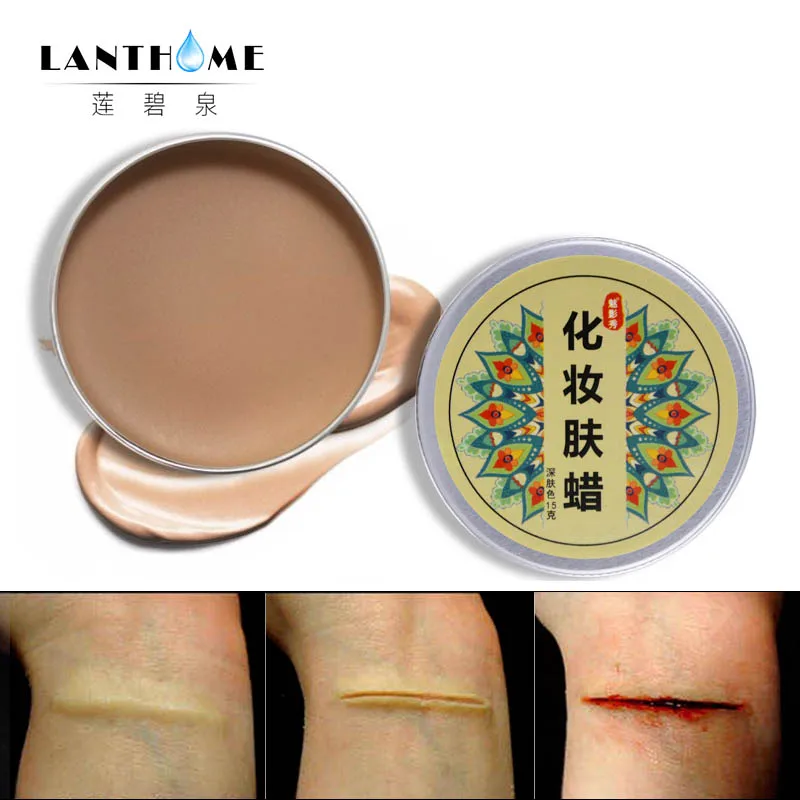 Halloween Special Effects Makeup Drama Wax Fake Scars Blood Skin Fake ...