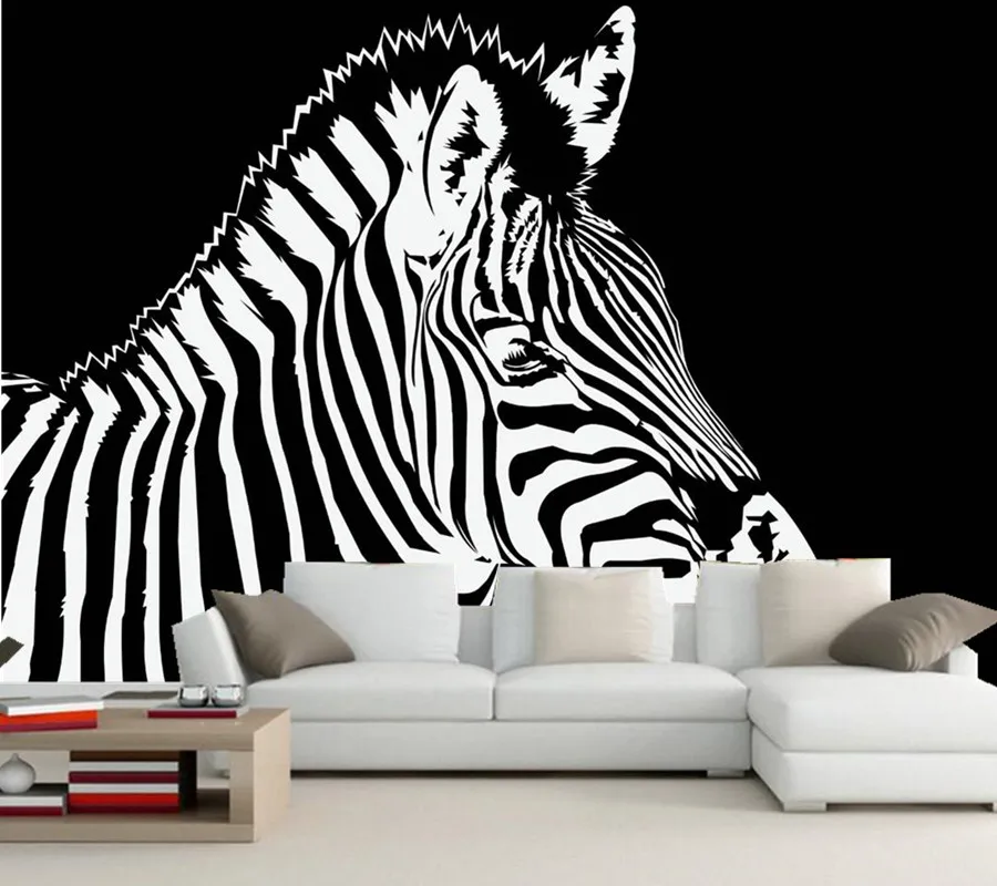 Living Room Zebra Wallpaper at Imelda Metzger blog