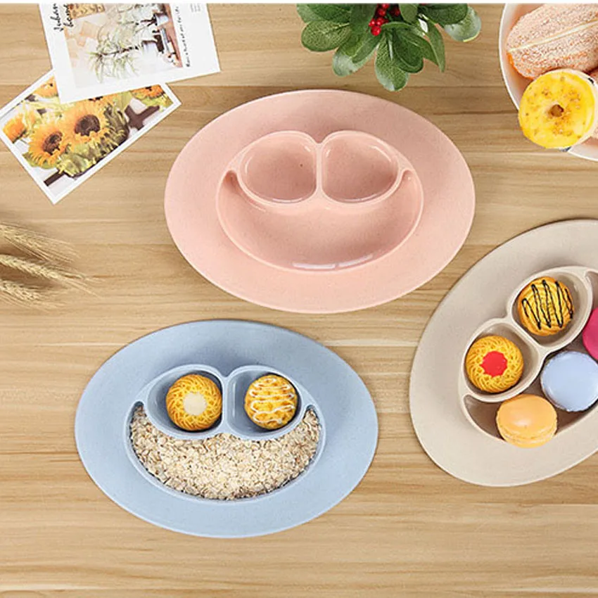 Baby Resistance Eating Plate Cartoon Box Tableware Training Eating ...