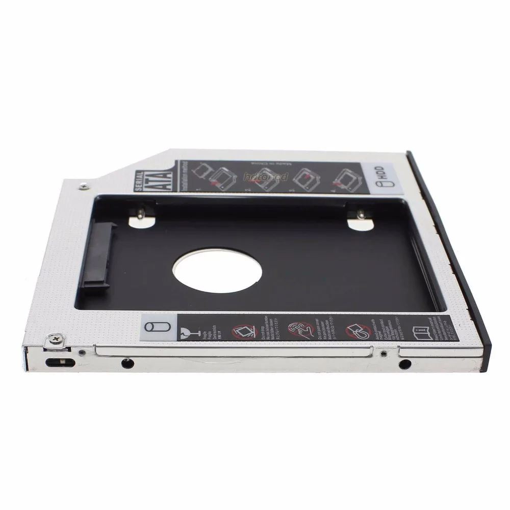 Universal 12.7mm SATA to IDE 2nd HDD HARD DISK DRIVE caddy bay for HP ...