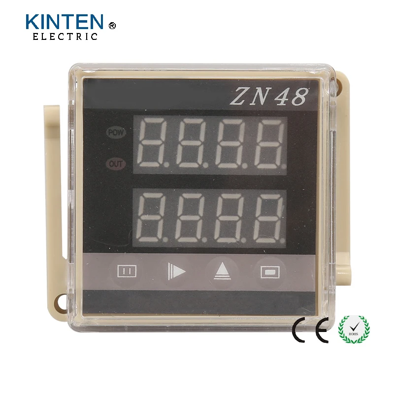 ZN48 Digital Double Row LED Display Time Relay Counter with 10 ...