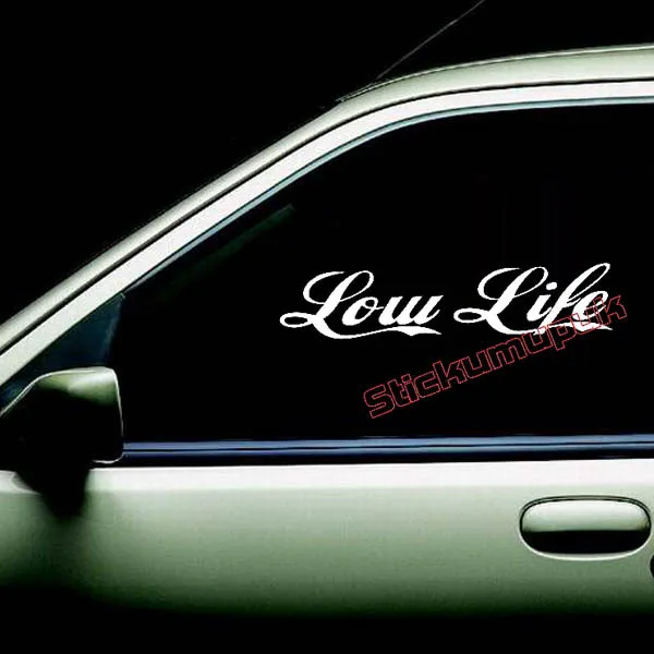 Low Life Cars Wall Stickers,home decor Notebook vinyl Decal Quote ...