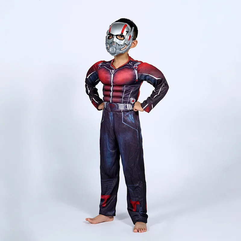 COUHUNT 2017 Kids Ant Man Muscle Costume Boys Marvel New Superhero ...