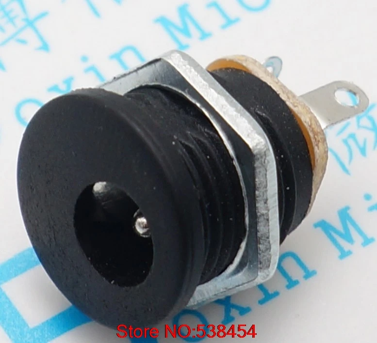 DC022 5.5X2.1 DC power socket DC 022 Panel mounting With thread|power ...