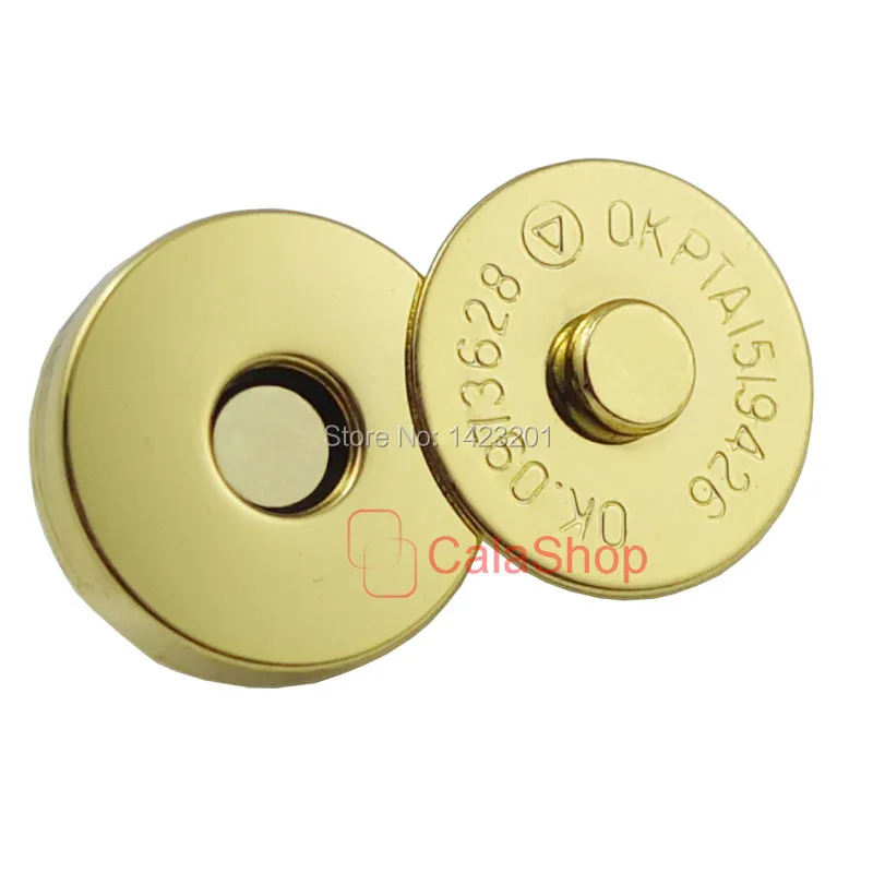 3-4-18mm-50-Sets-Magnetic-snaps-purse-closures-Round-for-Bag-Book ...