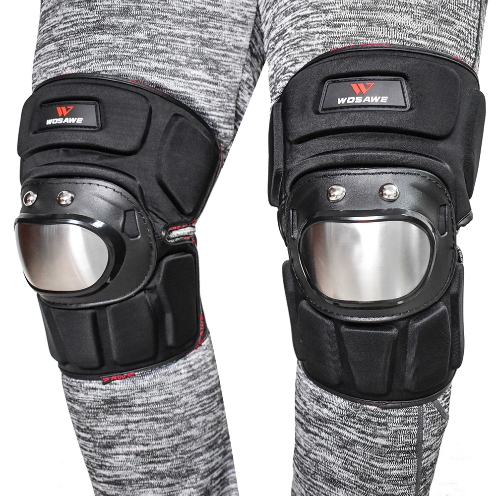 Buy Wosawe Stainless Steel Ski Knee Protector Knee