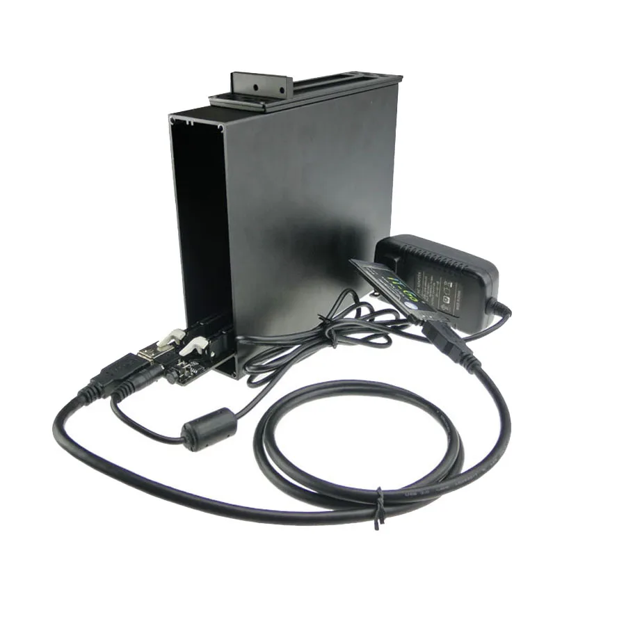 2 PCIe x16 riser to 34 Expresscard sound cards with enclosure ADP09933 ...