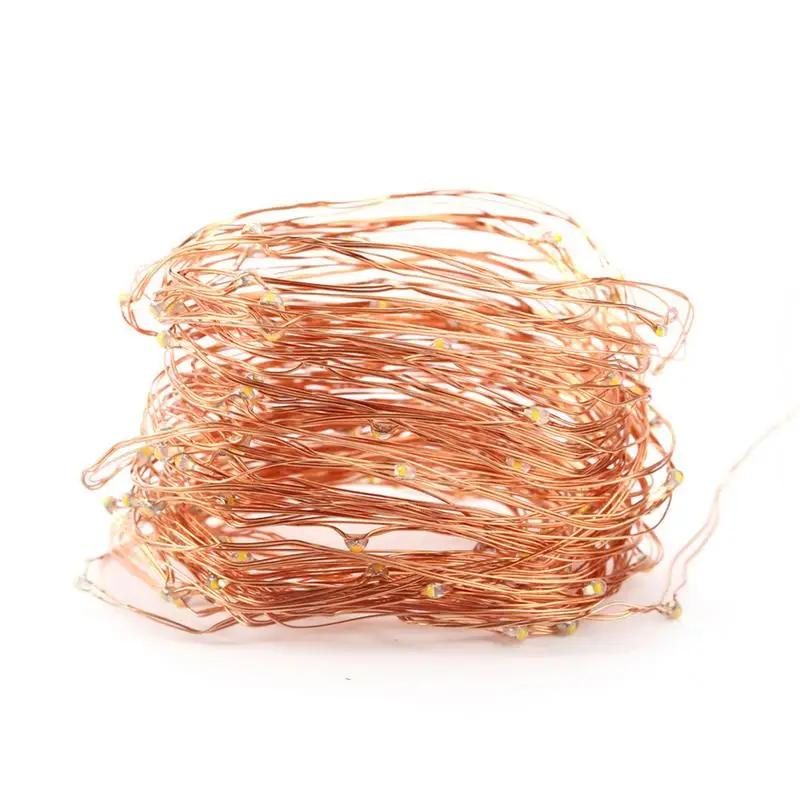 5M 50 LED Copper Wire LED String Lights Holiday Lighting For Fairy ...