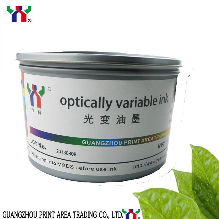 Screen Printing Optical Variable Ink For Paper A4 Green To Blue 1kg ...