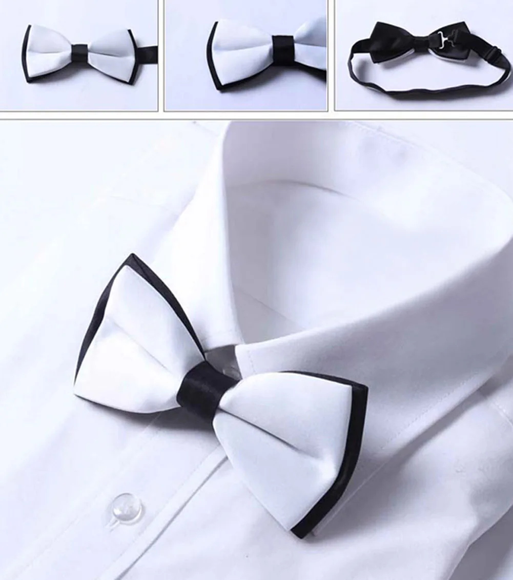 New Gentlemen Formal Solid Color Adults Bow Tie Male Party Wedding Men ... New Gentlemen Formal Solid Color Adults Bow Tie Male Party Wedding Men ...