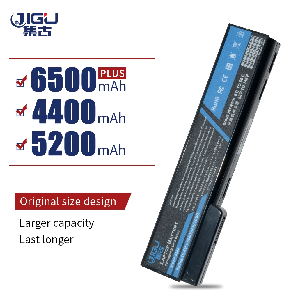 JIGU Bateria Do Portátil Para Hp ProBook 6360b 6460b 6465b 6475b 6565b ...