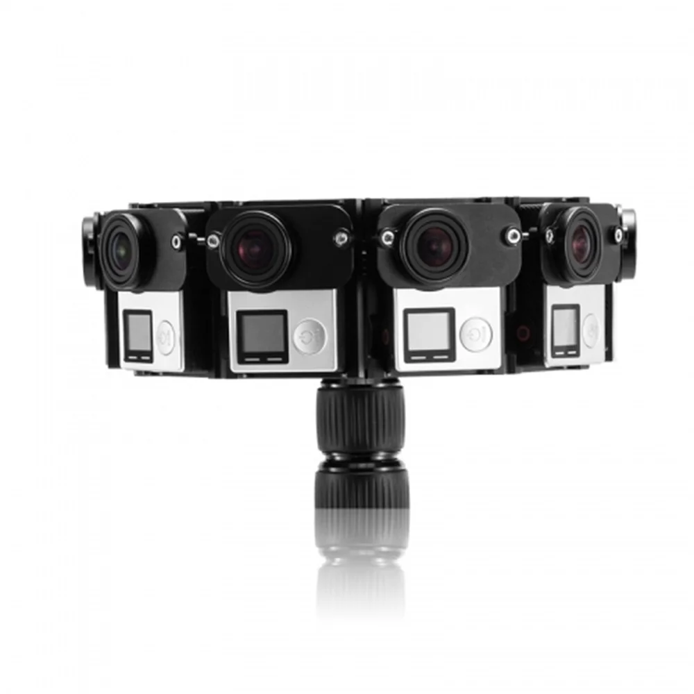 PG4 10 360VR Panoramic Rig For GoPro Hero3 3+ 4 10 sport camera ...