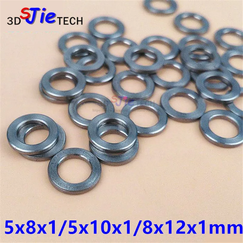 50pcs 5x8x1mm 5x10x1mm 8x12x1mm Mini V Wheel Precision Shim Washer ...