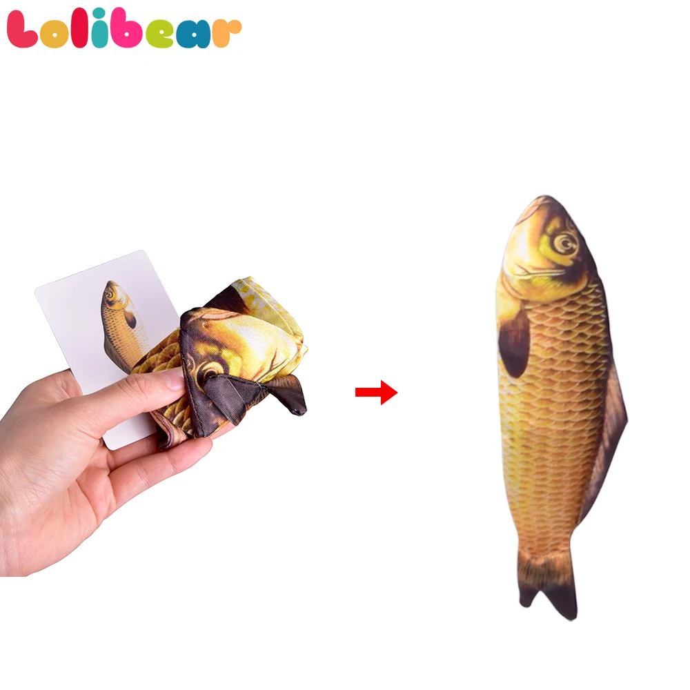 28cm Appearing Fish Magic Tricks Stage Magia Mentalism Illusion Gimmick ...